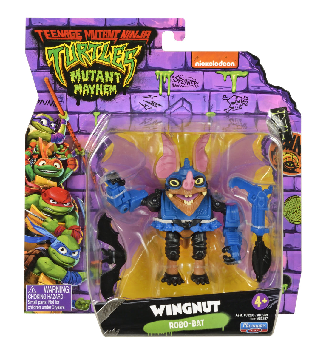 Teenage Mutant Ninja Turtles TMNT Movie Basic Figure - Wingnut Robo-Ba ...