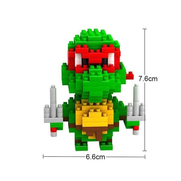 LOZ Mini Character Bricks - Ninja Turtles Raphael – Toyz Anime