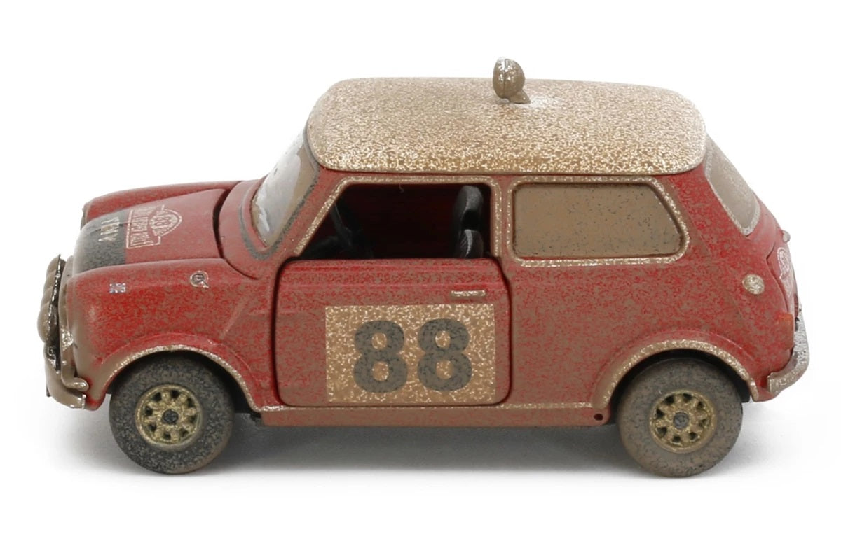 Tiny City Die-cast Model Car – Mini Cooper Rally #88 Mud Weathered ...