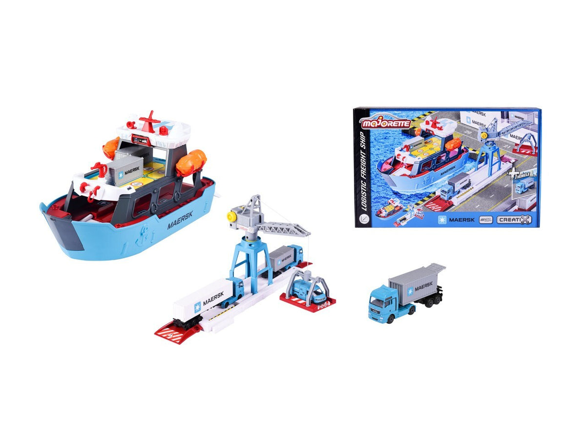 Majorette - Maersk Logistic Series Creatix Logistic Freight Ship – Toyz ...