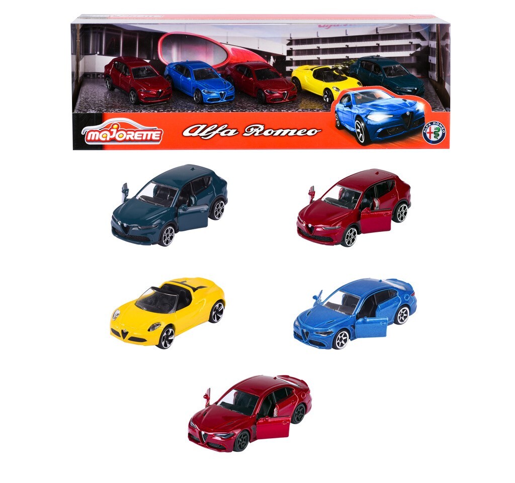 Majorette - Alfa Romeo Edition 5 cars Gift Pack – Toyz Anime