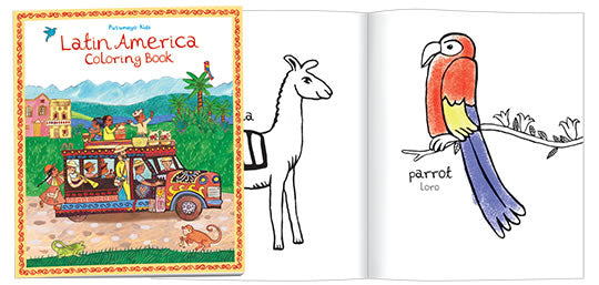 latin america coloring book